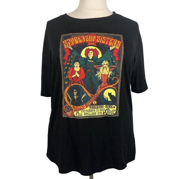 Unbranded | Tops | Halloween Hocus Pocus Top Women Xxl Black Knit ...
